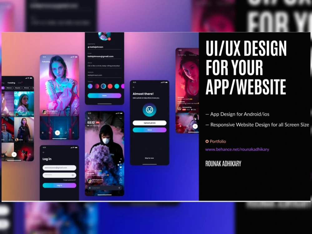 Minimal and Aesthetic Mobile App/Responsive Website | Upwork