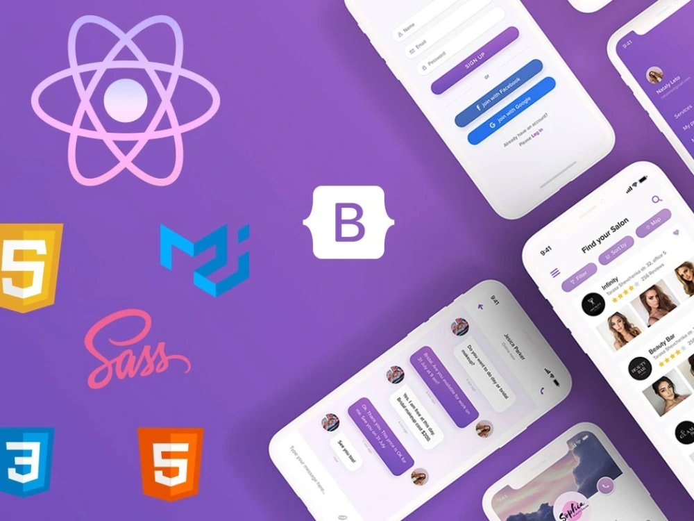 Responsive web application based on sweet react js | Upwork