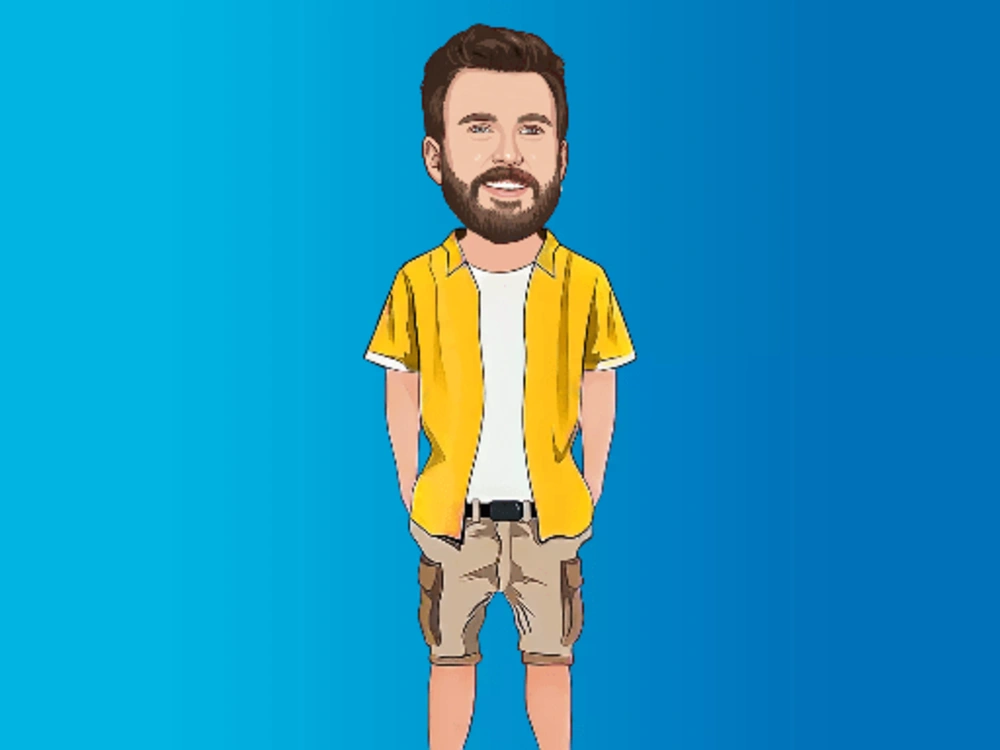A full-body cartoon avatar or caricature | Upwork