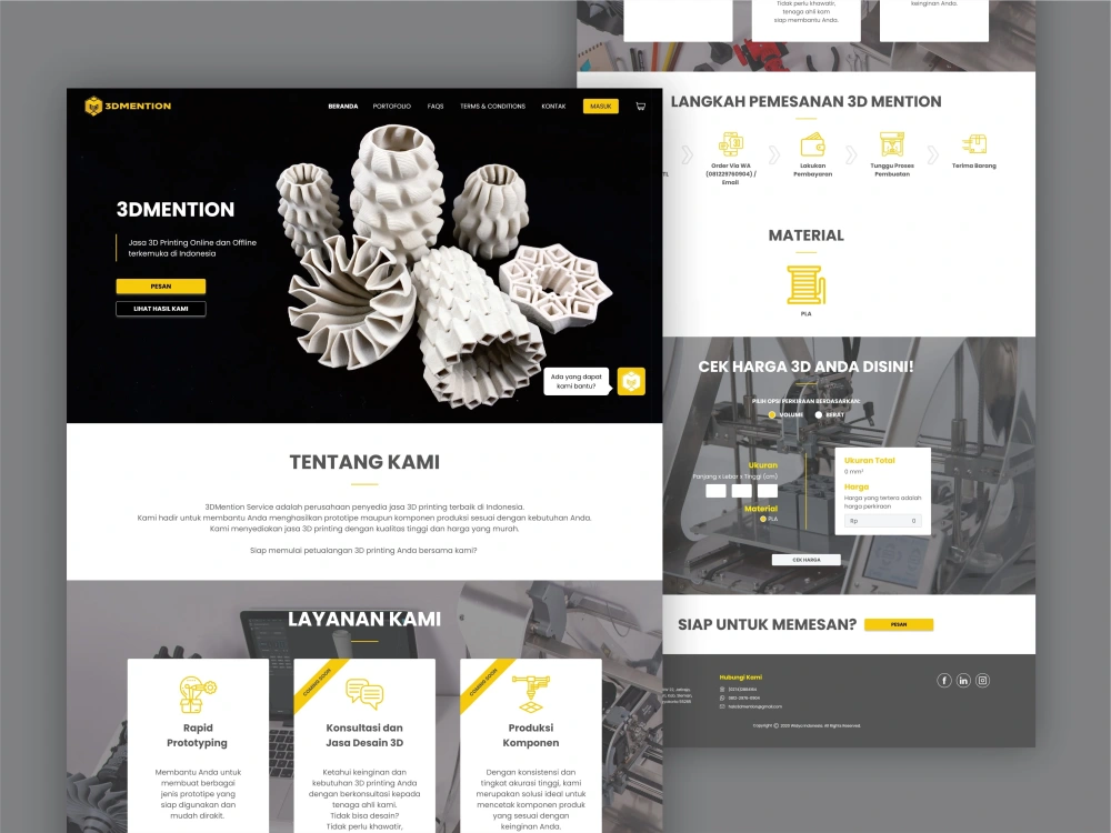 A clean and profesional web/landing page design for your business | Upwork