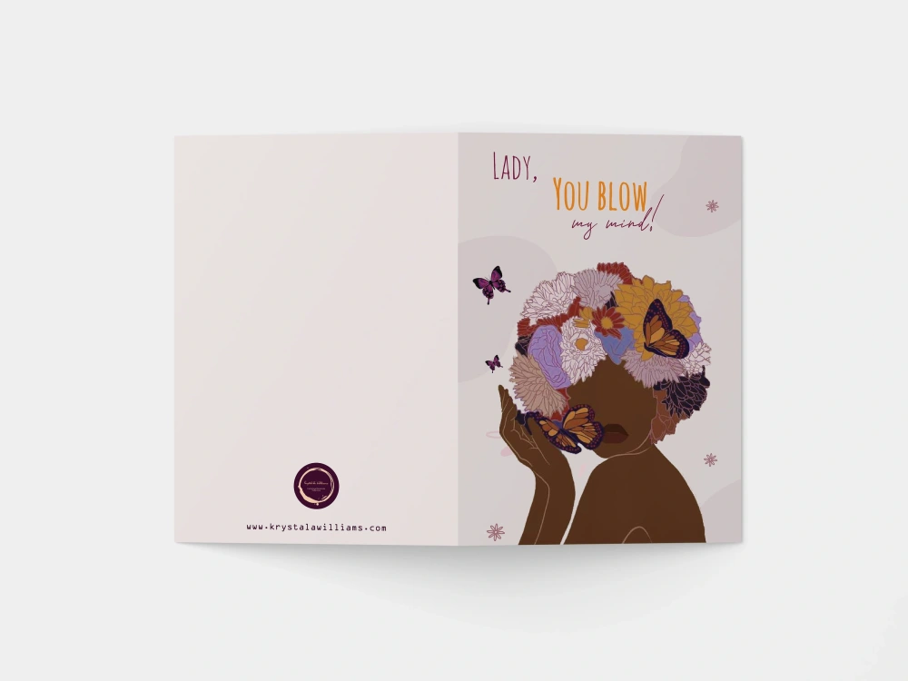 An attractive and beautiful greeting card ready to print. | Upwork