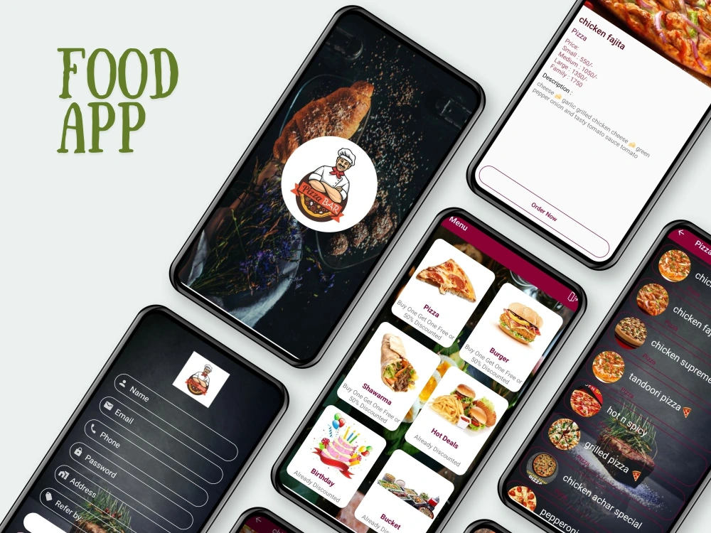 A stylish food app in Android with firebase database | Upwork