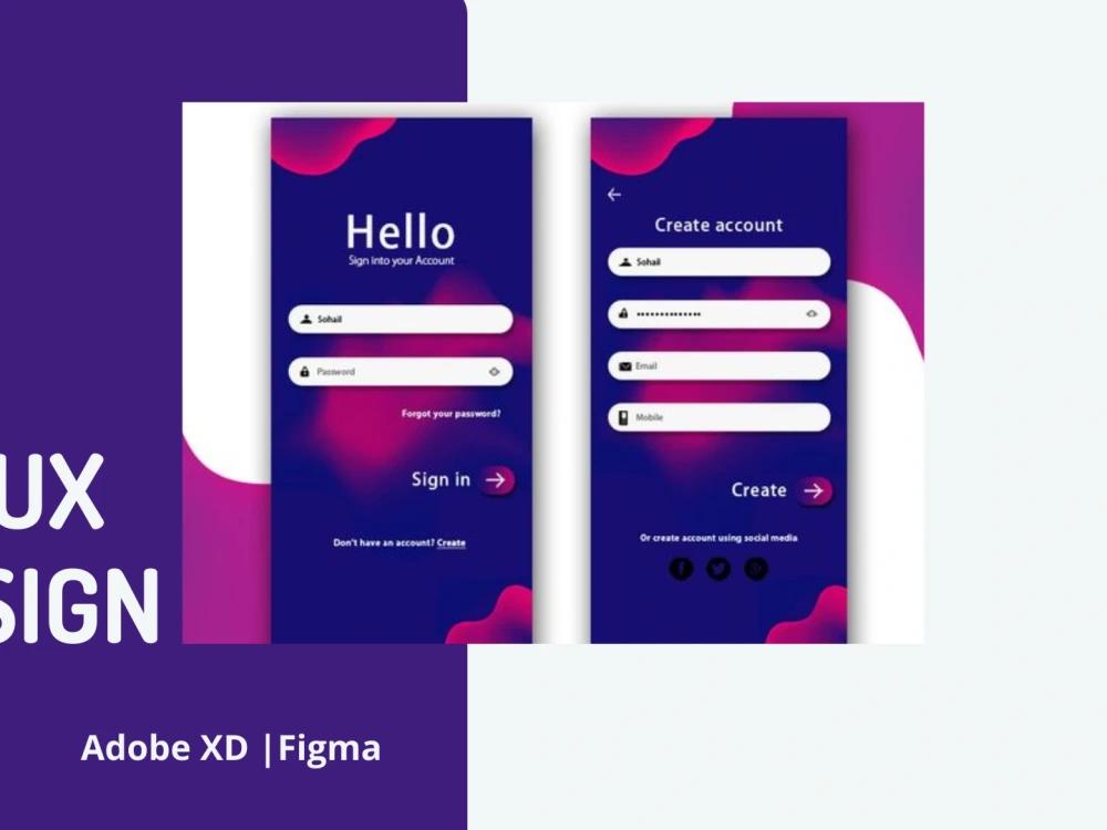 Stunning mobile/website app UI/UX design | Upwork