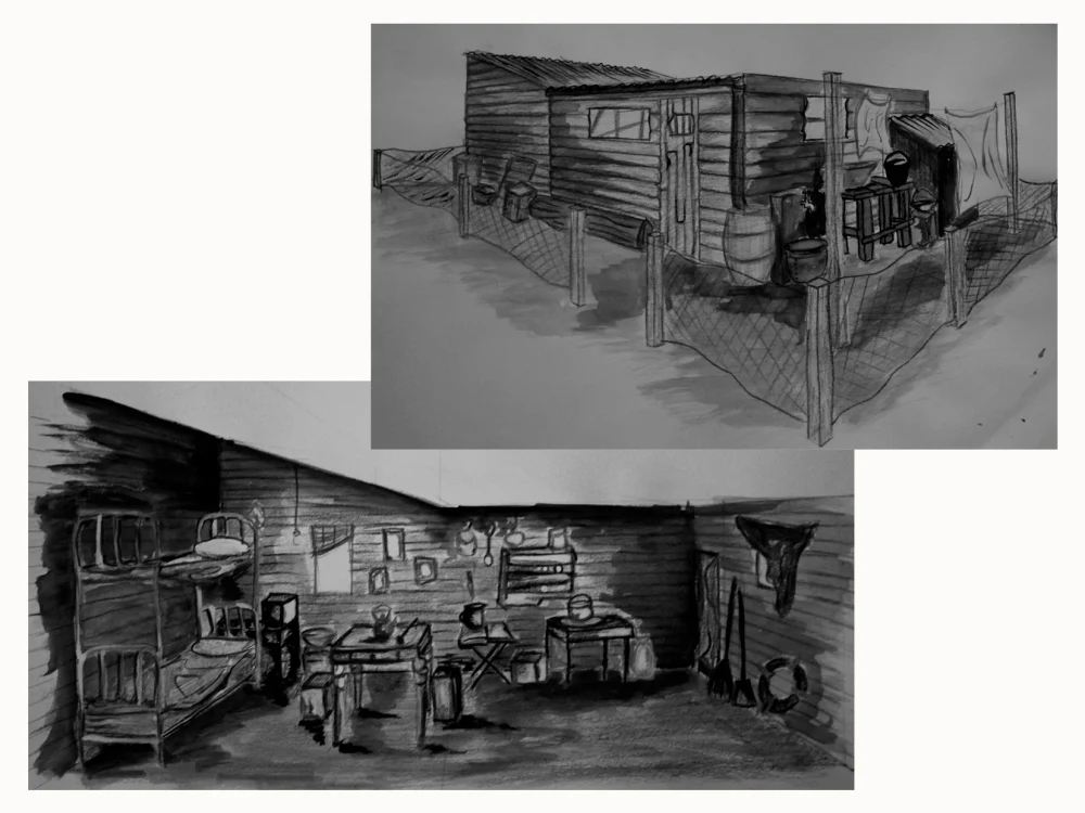 Concept art for the design of sets for film or theater stage's | Upwork