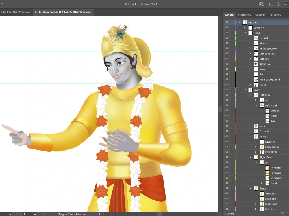Premium 2D character made in Adobe character animator | Upwork