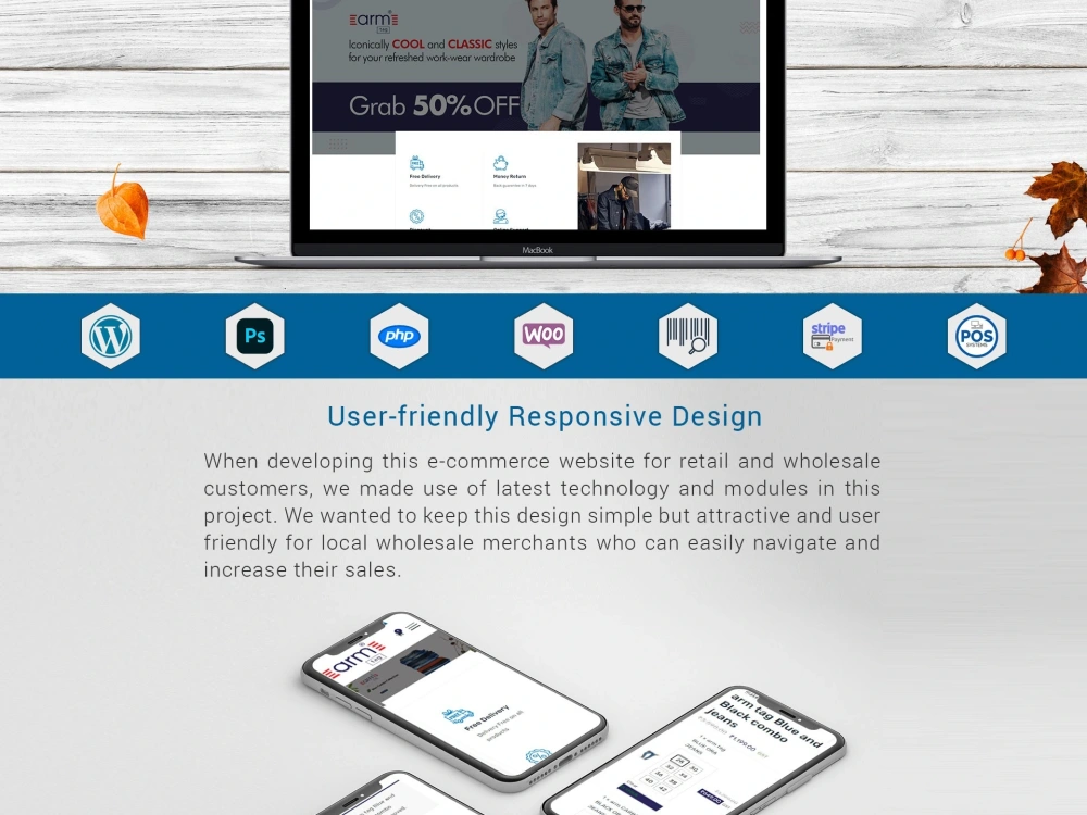A responsive Wordpress woocommerce Website | Upwork
