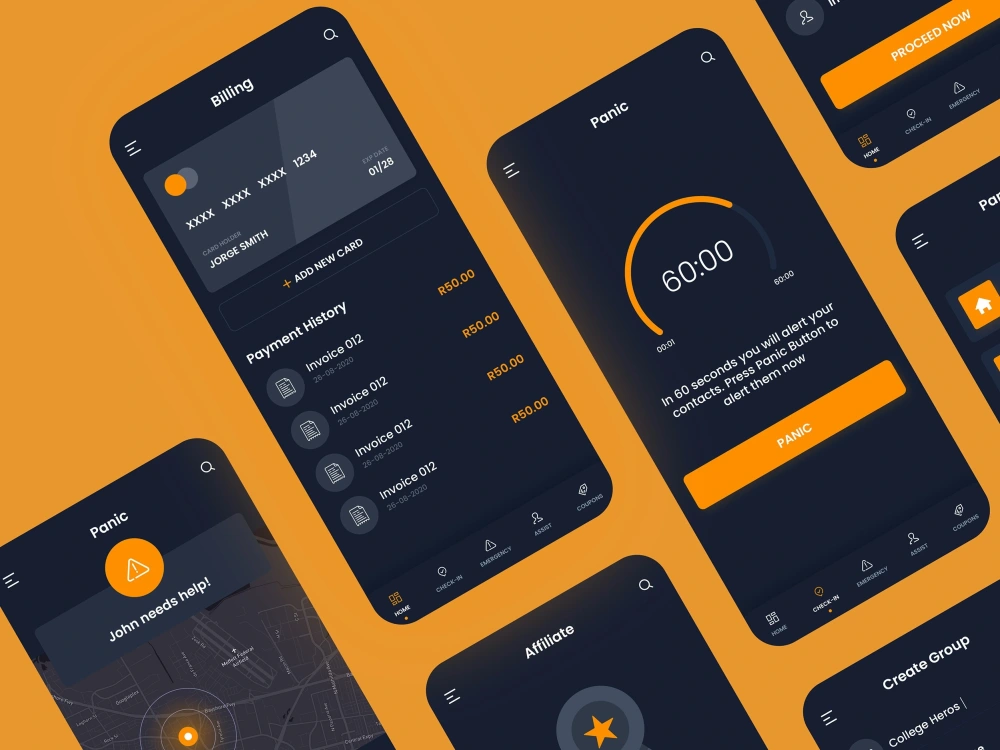 Professional Quality Mobile App UI Design for Android/iOS | Upwork