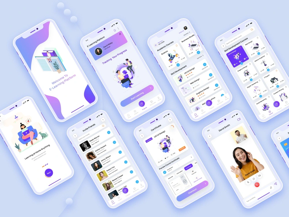 A unique & modern mobile app UI UX design | Upwork