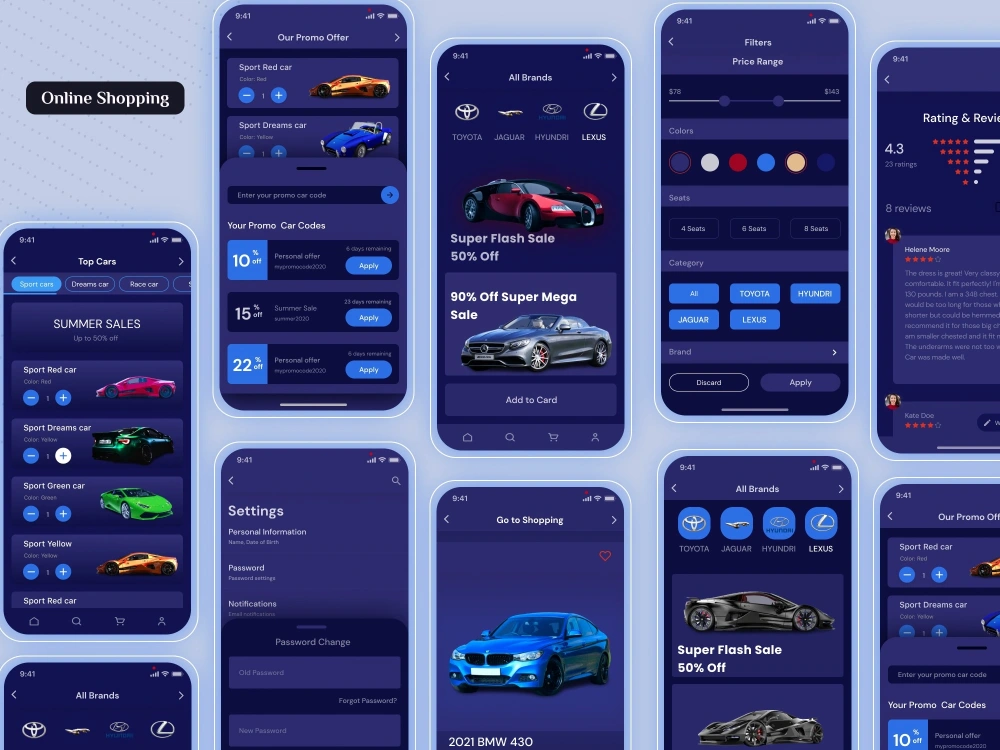 A unique & modern mobile app UI UX design | Upwork