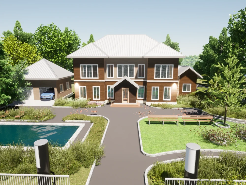 3D Modeling & Rendering of your Duplex House | Upwork