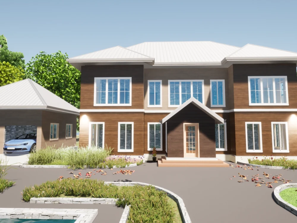3D Modeling & Rendering of your Duplex House | Upwork