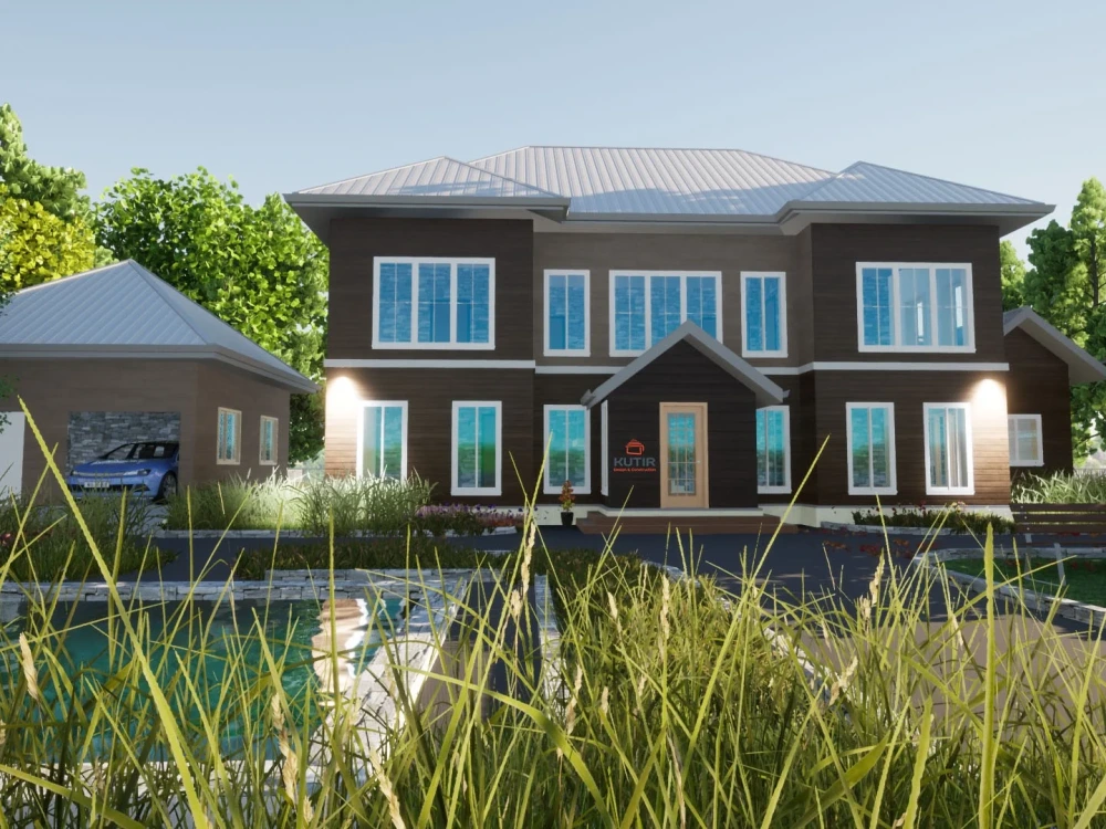 3D Modeling & Rendering of your Duplex House | Upwork