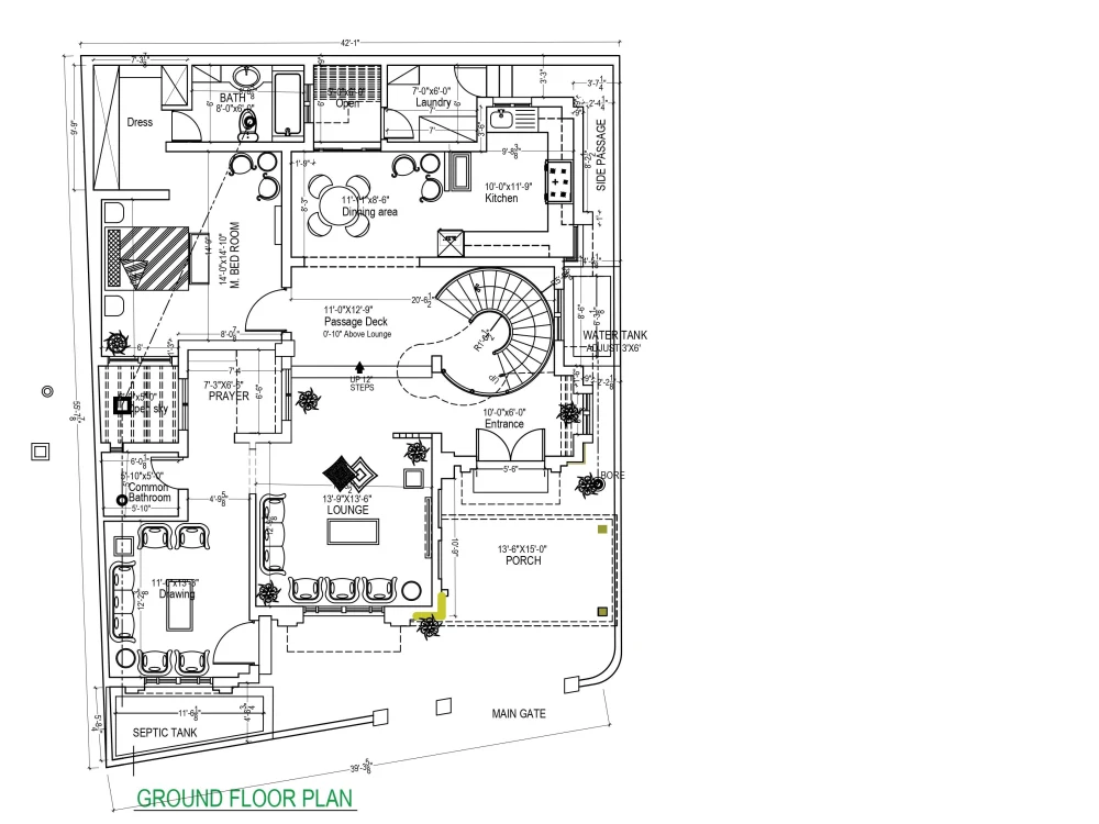 2d Architectural floor Plan | Upwork