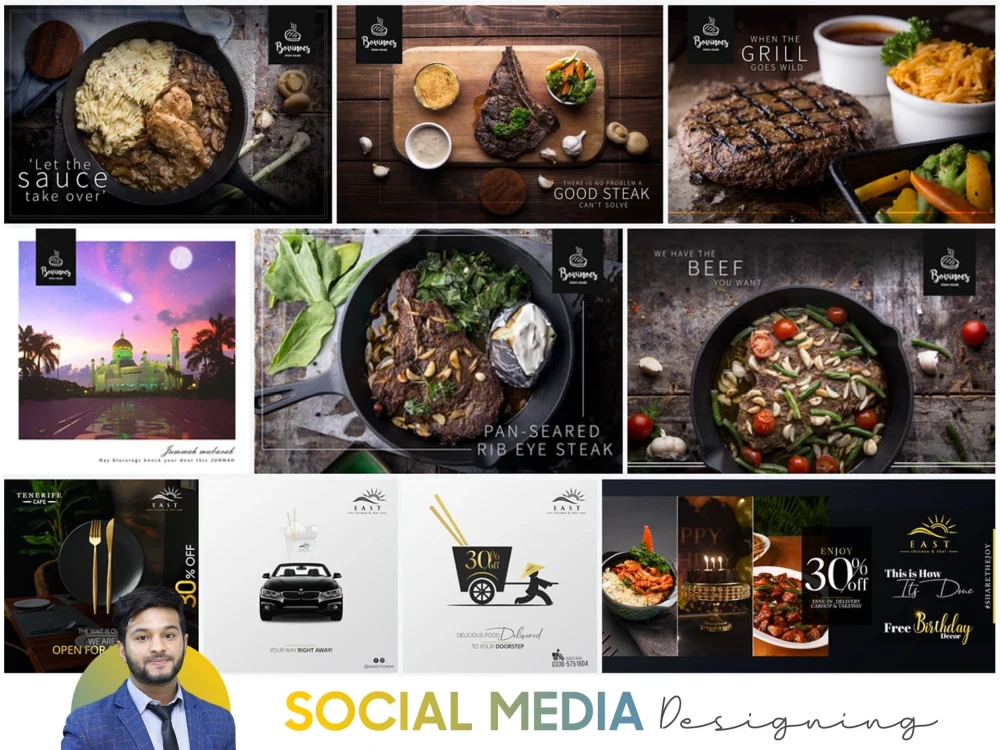 30 Creative Social Media Post Designs | Upwork