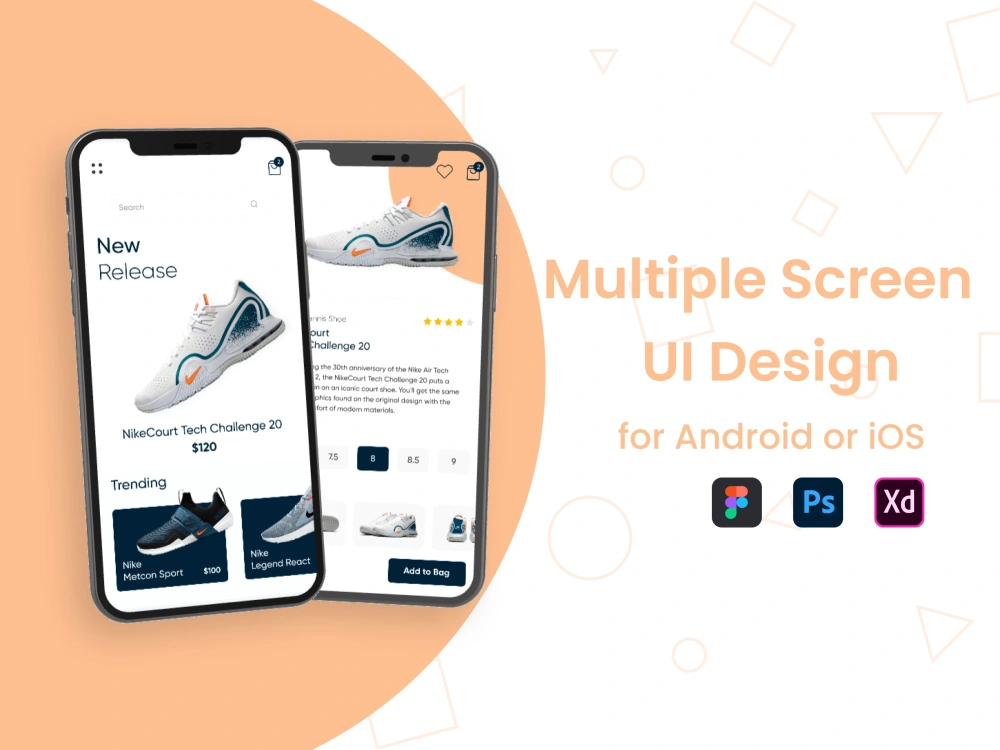 Multiple screens of UI for android or ios | Upwork