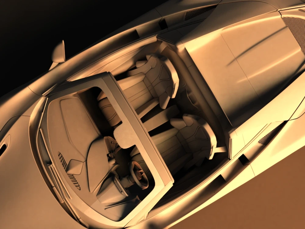 An Awesome highly detailed 3D Car model for your Game, Animation ...