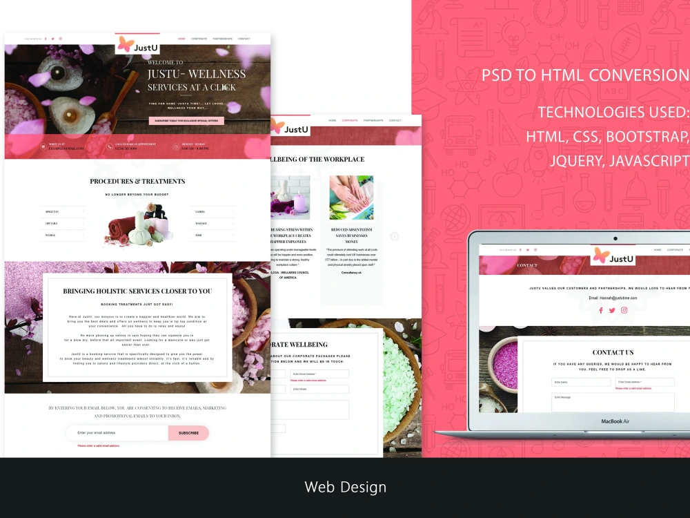 Pixel perfect HTML/CSS/JS/Bootstrap from PSDs/Figma/XD | Upwork