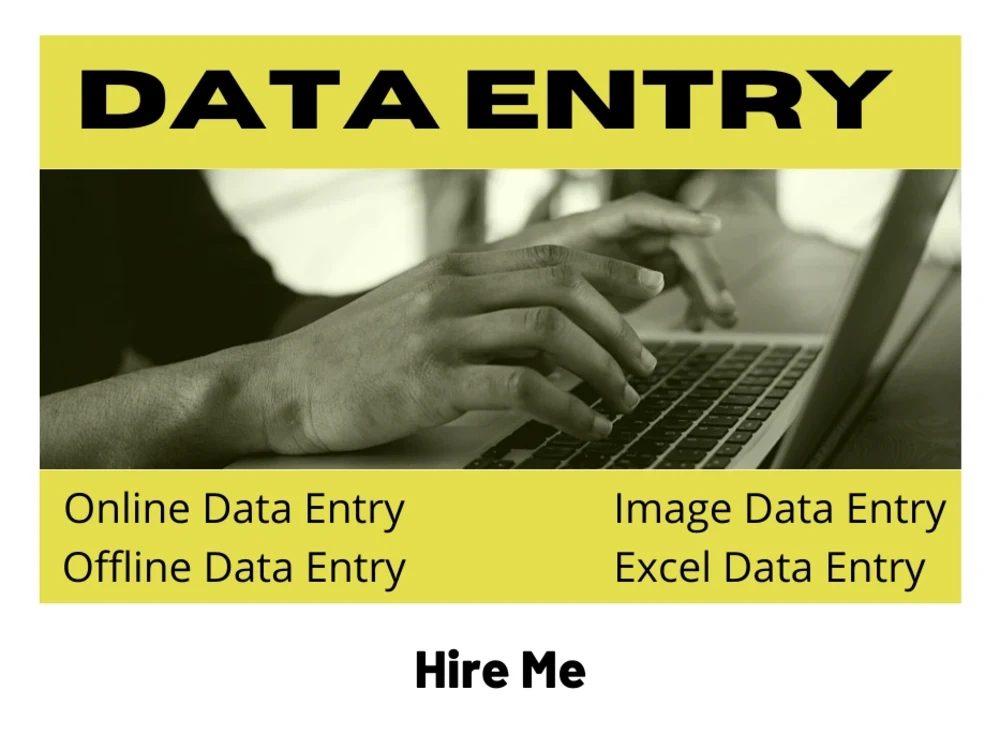 All types of accurate data entry work | Upwork