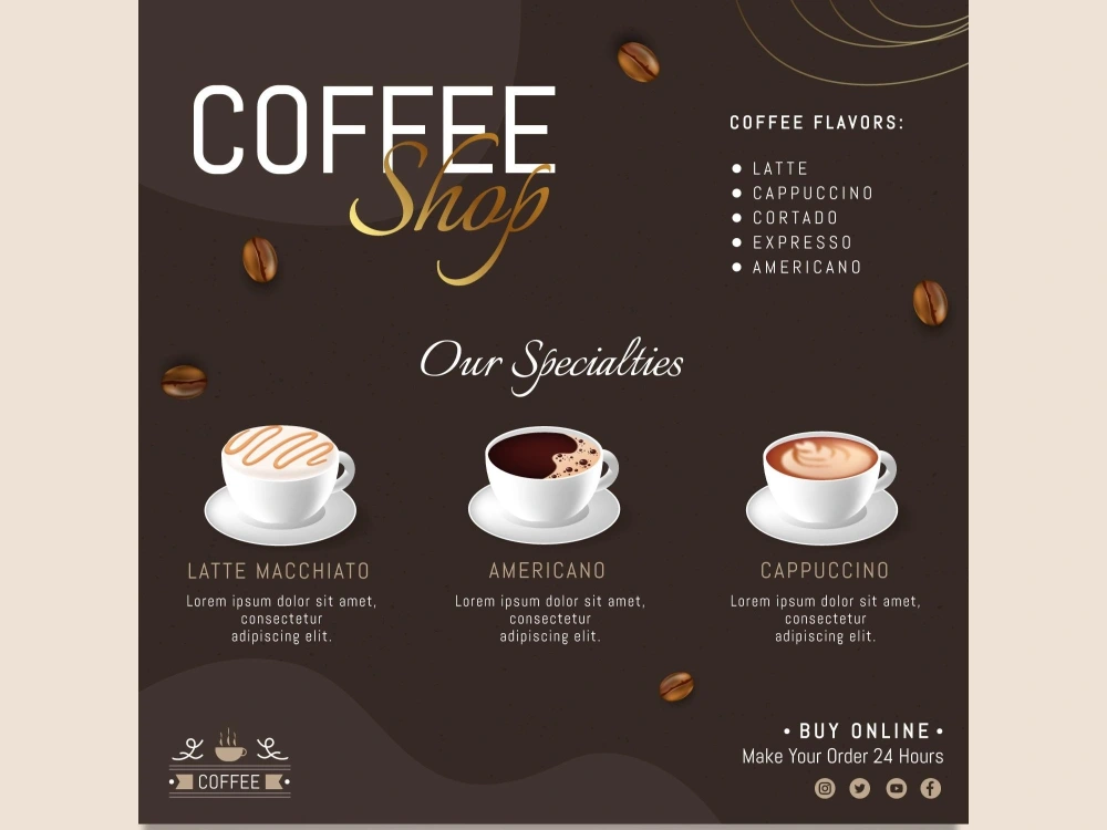 A attractive menu design for your business | Upwork