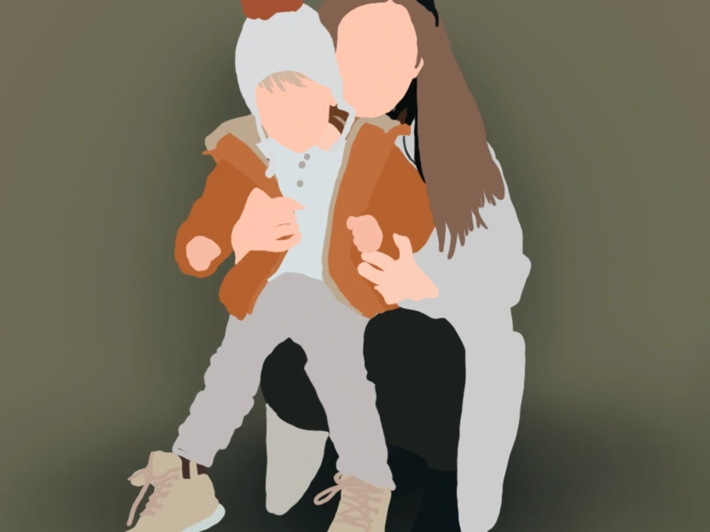 A simple faceless portrait | Upwork