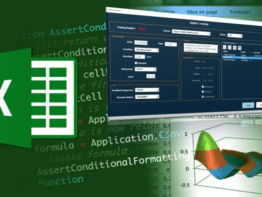 Excel application with VBA,Macros,Formulas,Automation,Data Visualization | Upwork