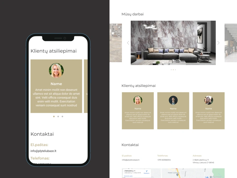 A minimalistic landing page design to attract customers | Upwork