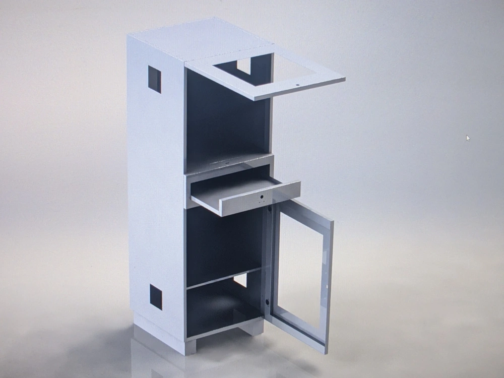 A 3d modeled part/assembly with rendering. | Upwork