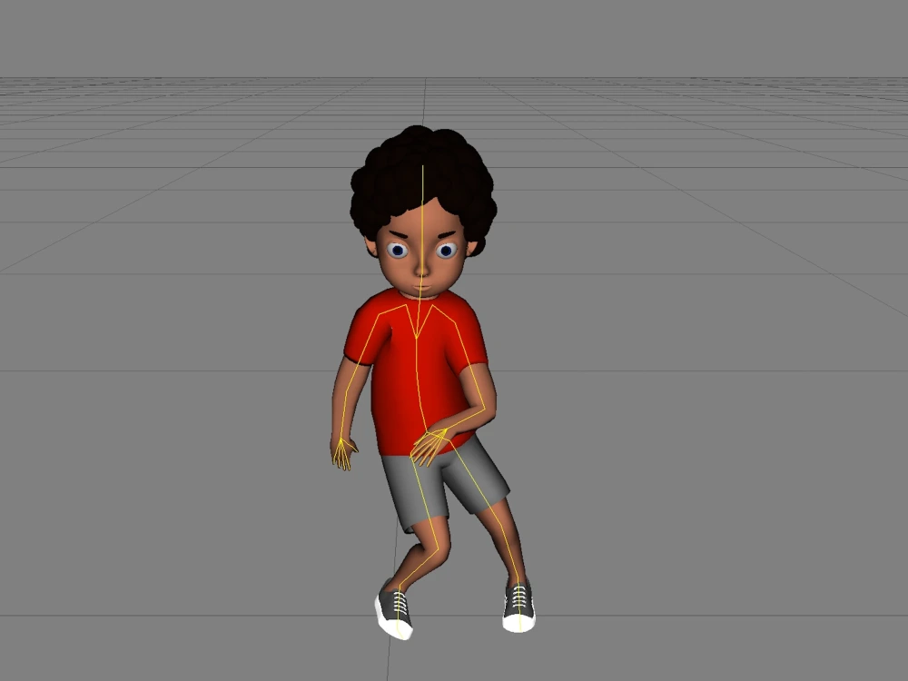 A low poly 3D character with base mesh | Upwork