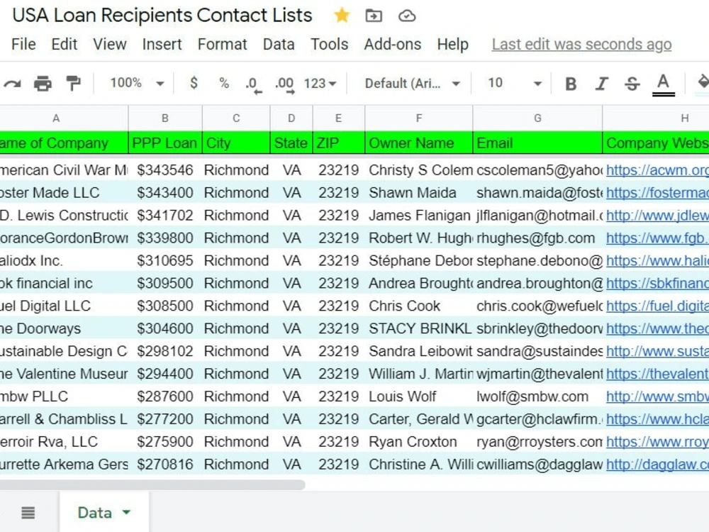 Email lists address, excel data entry, mining, scraping, virtual assistant | Upwork