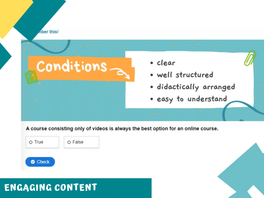 Interactive e-learning lesson in H5P | Upwork