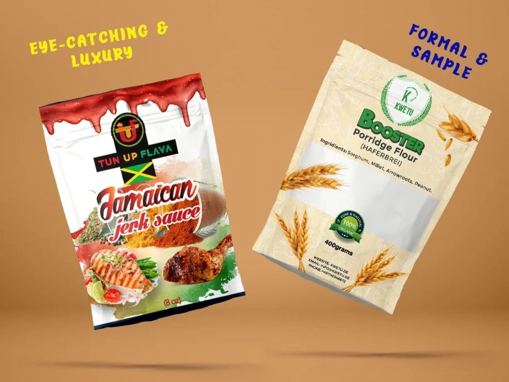 Pouch label, box design, cosmetic label and packaging | Upwork