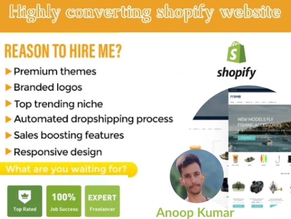 An amazing Shopify store| Shopify designer| Shopify developer| Dawn theme| | Upwork