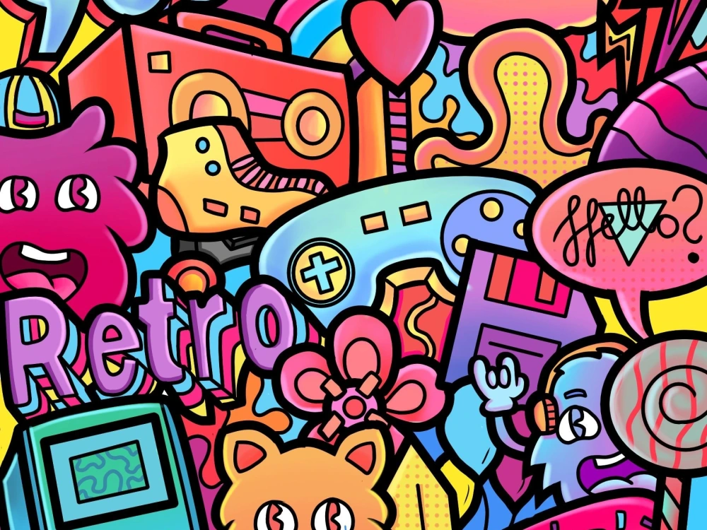 A custom digital doodle art illustration | Upwork