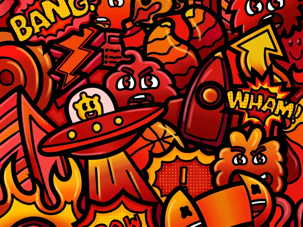 A custom digital doodle art illustration | Upwork