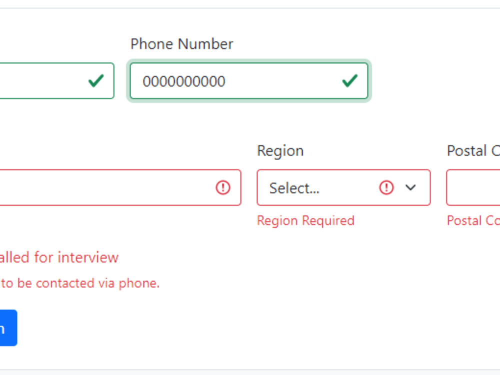 Your Form Validated With Jquery Validation Plugin Using Latest Bootstrap Ui Upwork