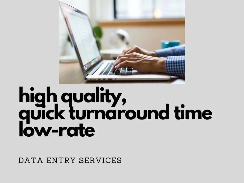High quality, quick turnaround time and affordable data entry services | Upwork