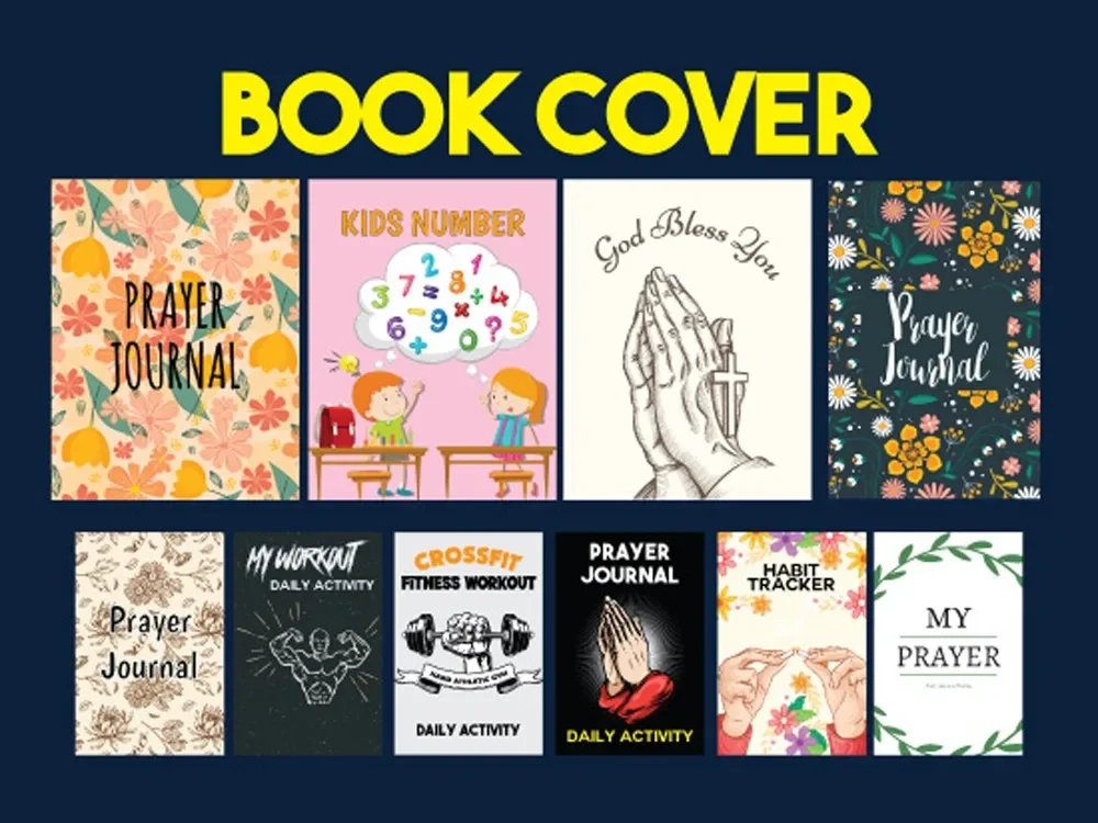 Professional and custom daily planner and Note Book Design With Cover ...