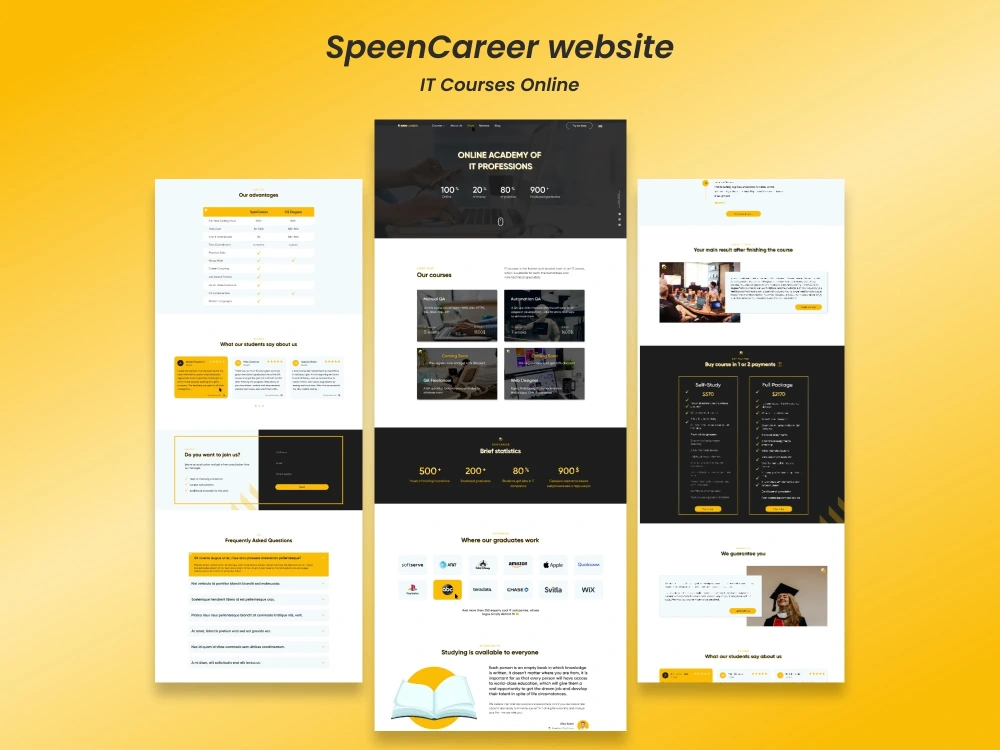 Modern and proffecional website UI design in Figma | Upwork