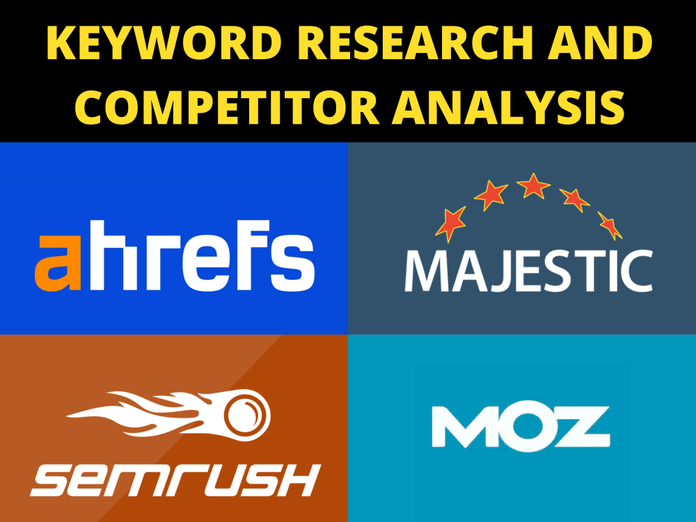 Keyword Research and Competitor Analysis | Ahrefs and Semrush Reports ...