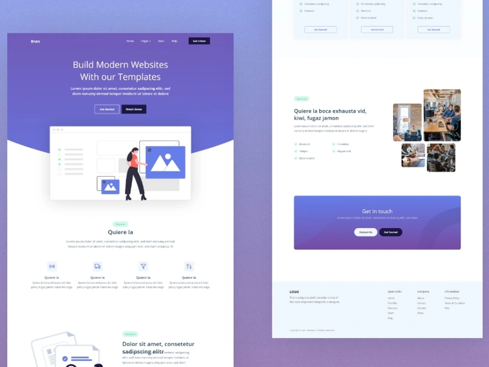 Modern Responsive WordPress Website | Upwork