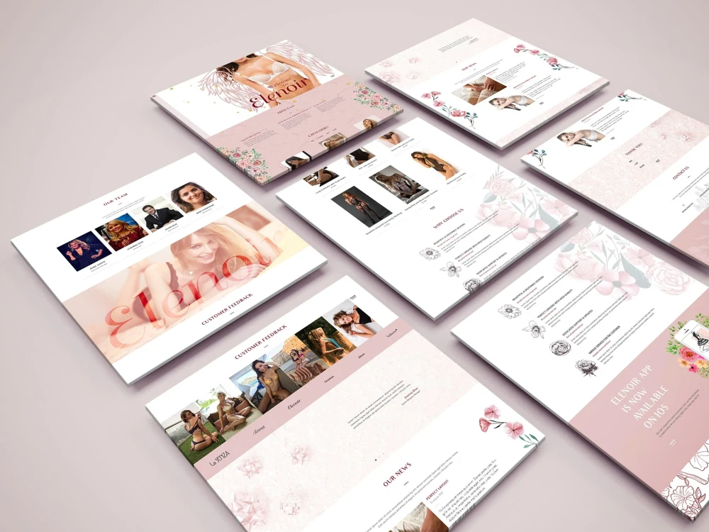 Custom layout design for your website | Upwork