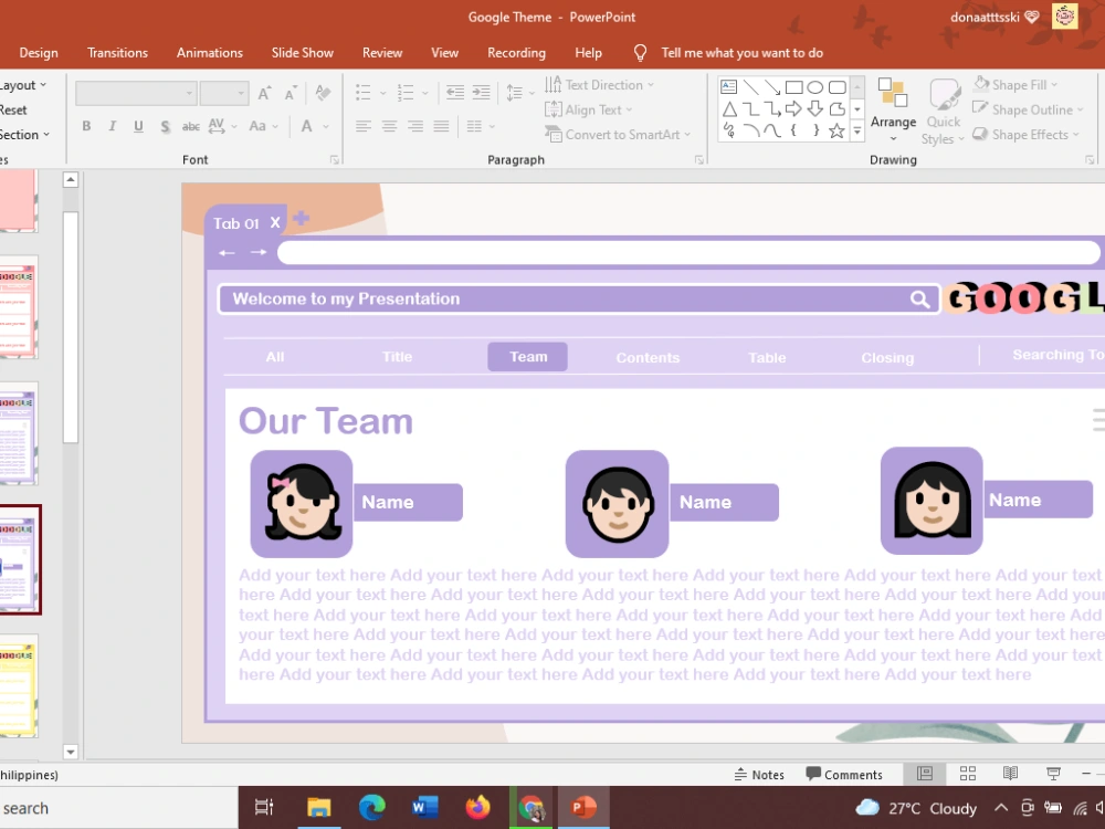 An Interactive PowerPoint Presentation Templates | Upwork