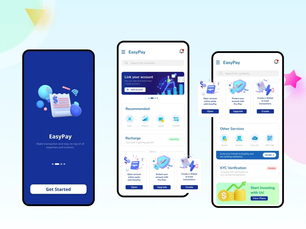 Awesome Mobile App UI/UX design - Figma Design - Design Prototype - Hybrid | Upwork