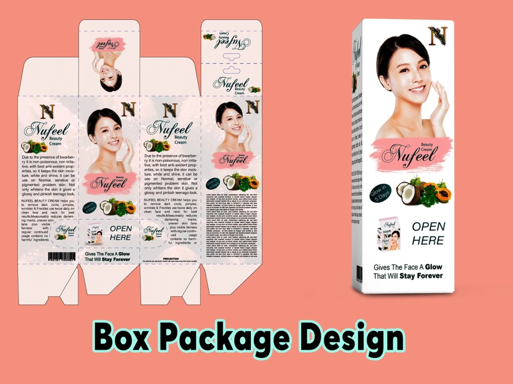 An attractive box package, label for your products | Upwork