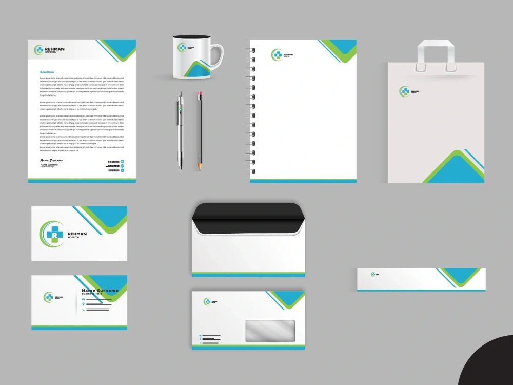 Modern Minimalist Stationery Design for your business | Upwork
