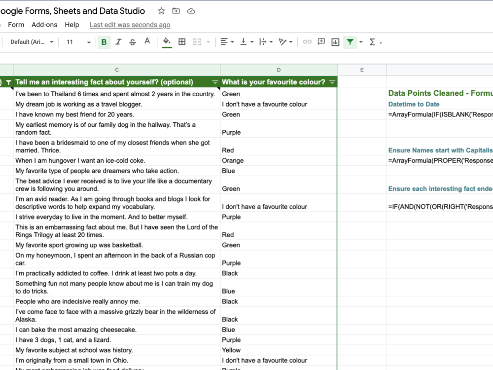 An integrated with a Google Sheet/Form/Data Studio Dashboard | Upwork