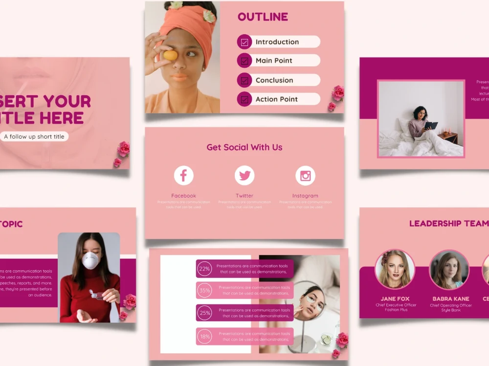 Professional and exceptional presentation slides with top notch designs ...