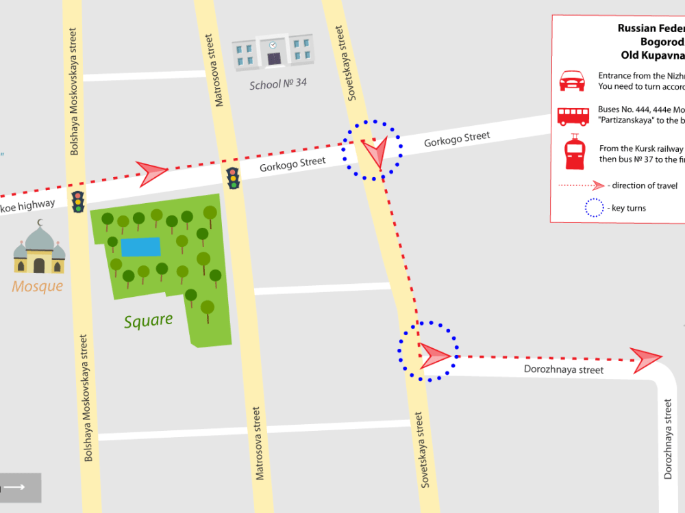 Custom route, driving directions map in vector | Upwork