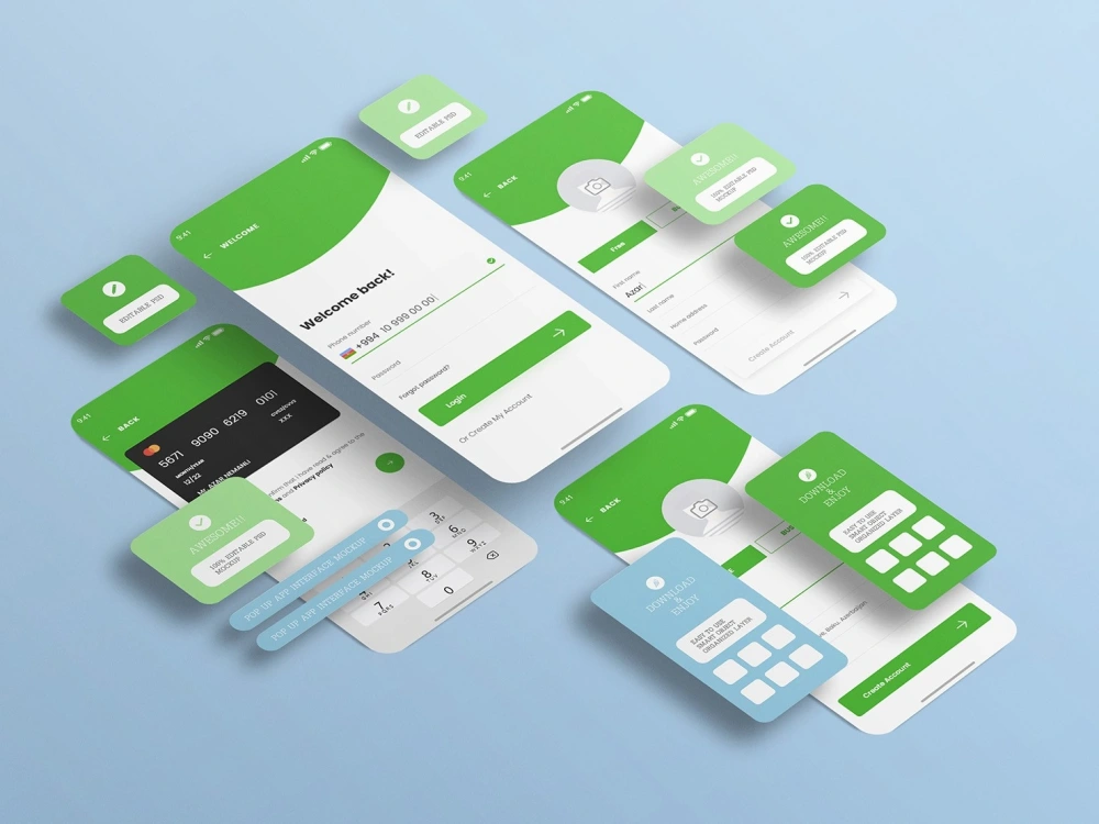 Creative mobile app UI UX design For Android and iphone | Upwork