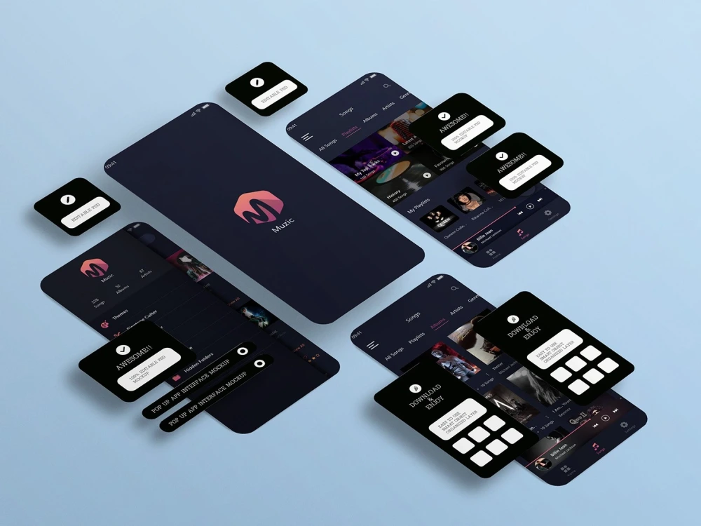 Creative mobile app UI UX design For Android and iphone | Upwork